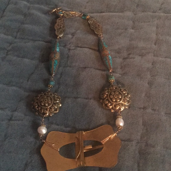 vintage colonial | Jewelry | Vintage Colonial Buckle Necklace | Poshmark